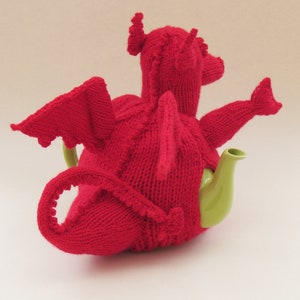 Welsh Dragon Tea Cosy Knitting Pattern - Etsy