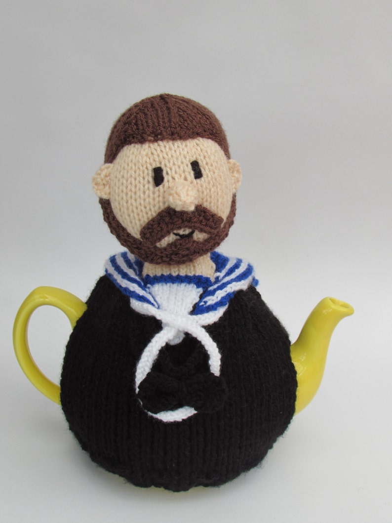 Royal Navy Sailor Tea Cosy Knitting Pattern - Etsy