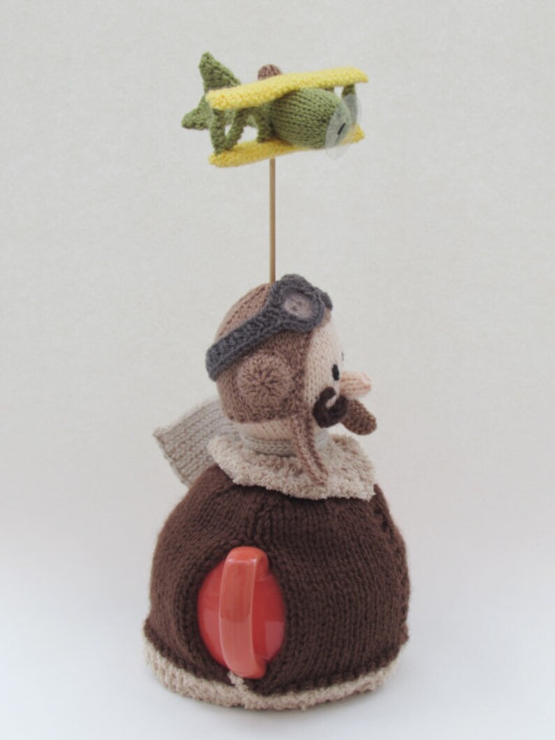 Vintage RAF Pilot Tea Cosy Knitting Pattern | Etsy