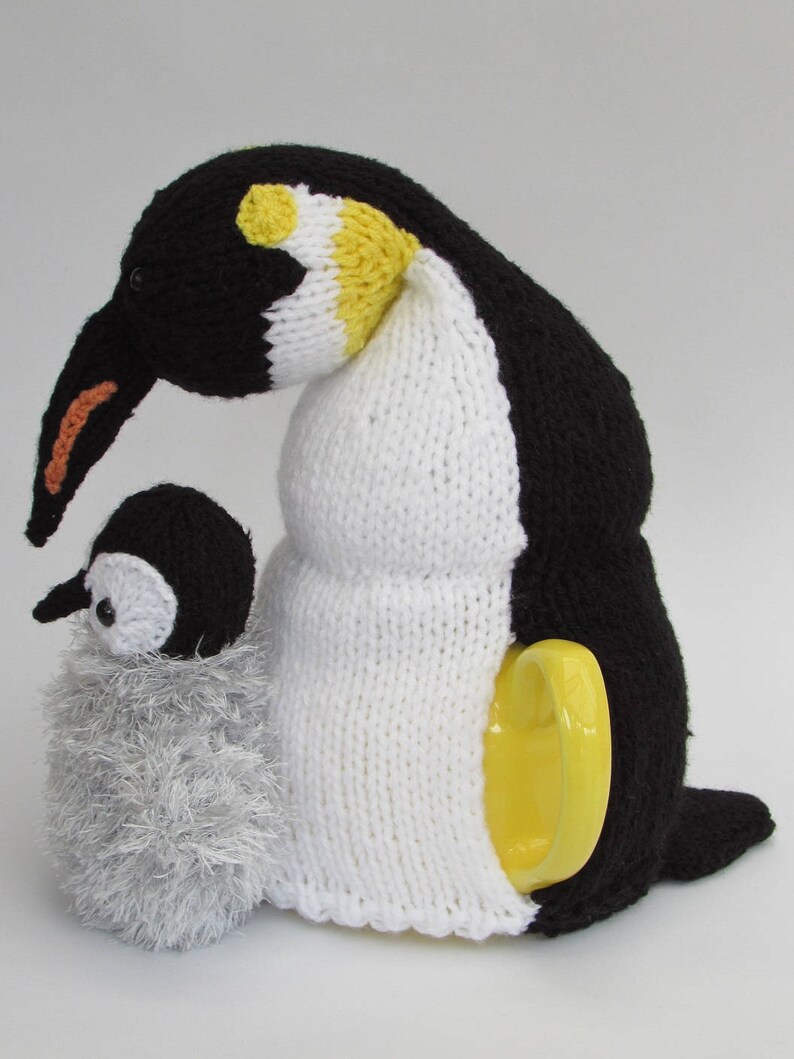 Emperor Penguin Duo Tea Cosy Knitting Pattern - Etsy