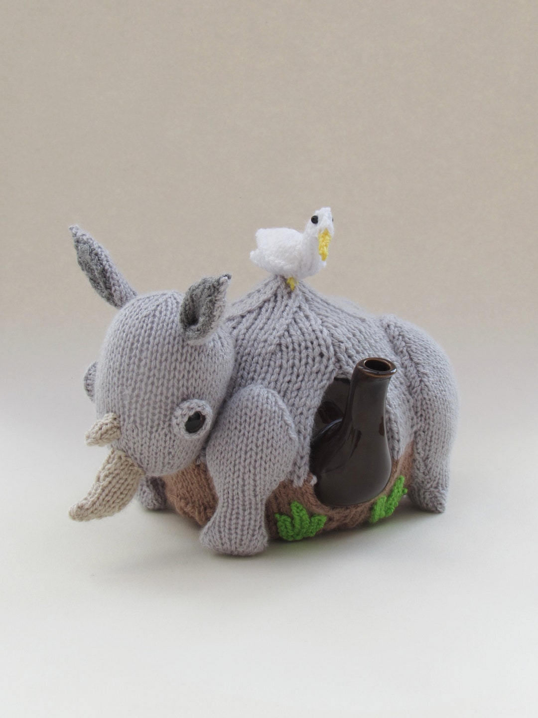 Rhino Tea Cosy Knitting Pattern - Etsy