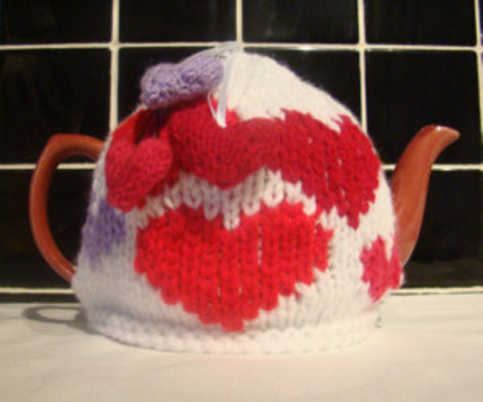 Mix and Match Love Heart Tea Cosy Knitting Pattern - Etsy UK
