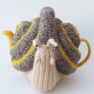 Garden Snail Tea Cosy Knitting Pattern to Knit a Giant Snail Teapot ...