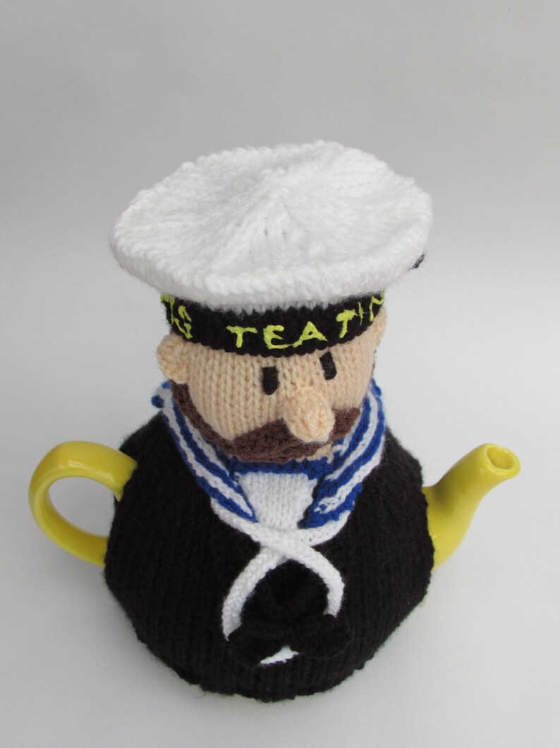 Royal Navy Sailor Tea Cosy Knitting Pattern - Etsy