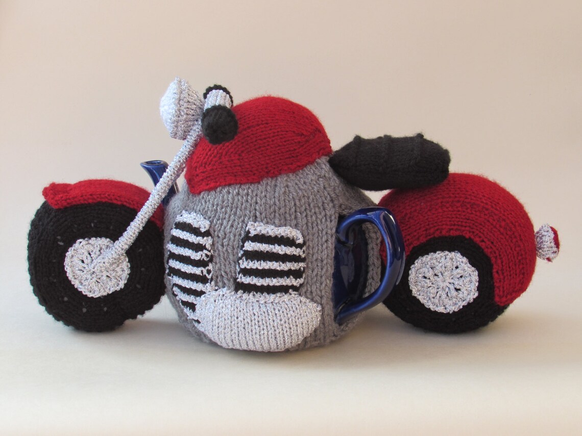 Motorbike Tea Cosy Knitting Pattern - Etsy