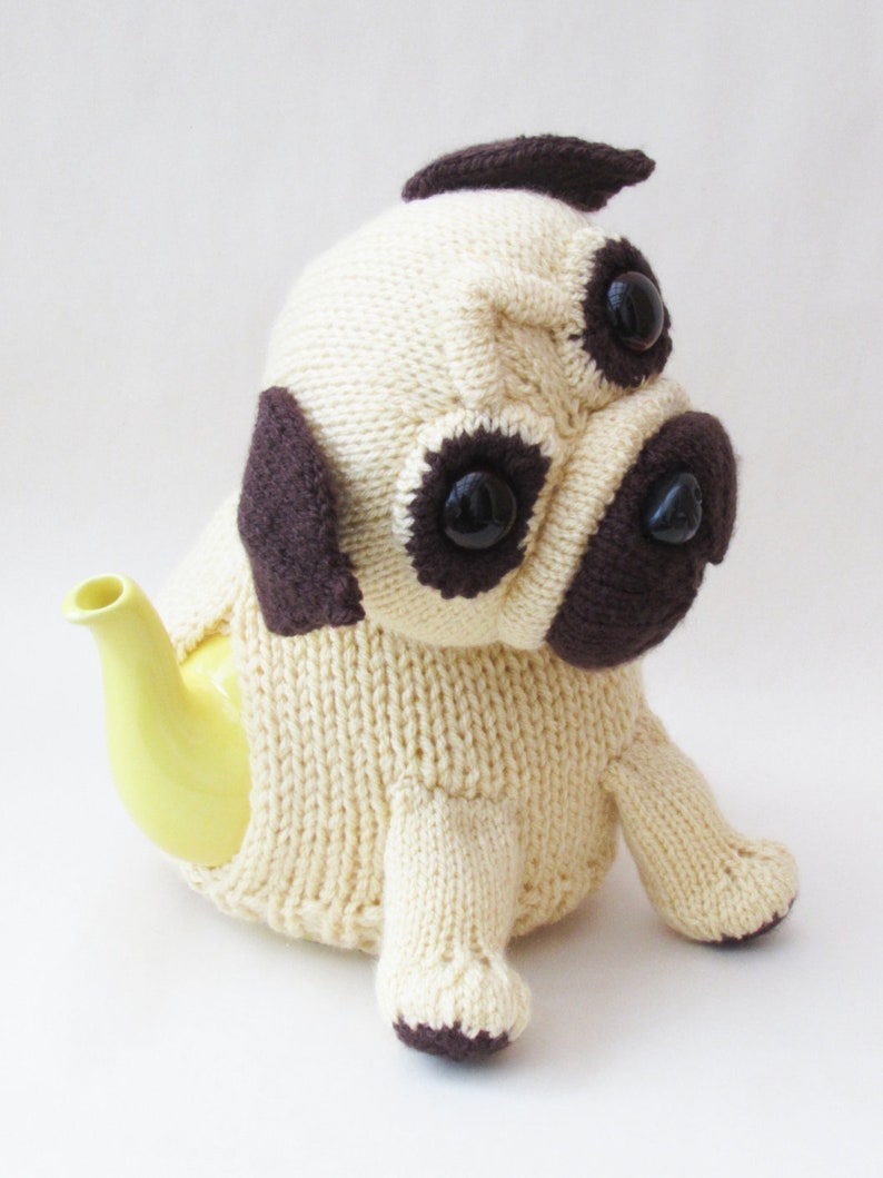 Pet Pug Tea Cosy Tea Cosy Knitting Pattern. Fabulous Knit You Own Dog ...