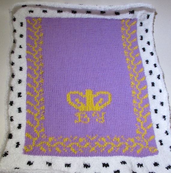 Baby Blanket Knitting Pattern for Royal Looking Blanket | Etsy