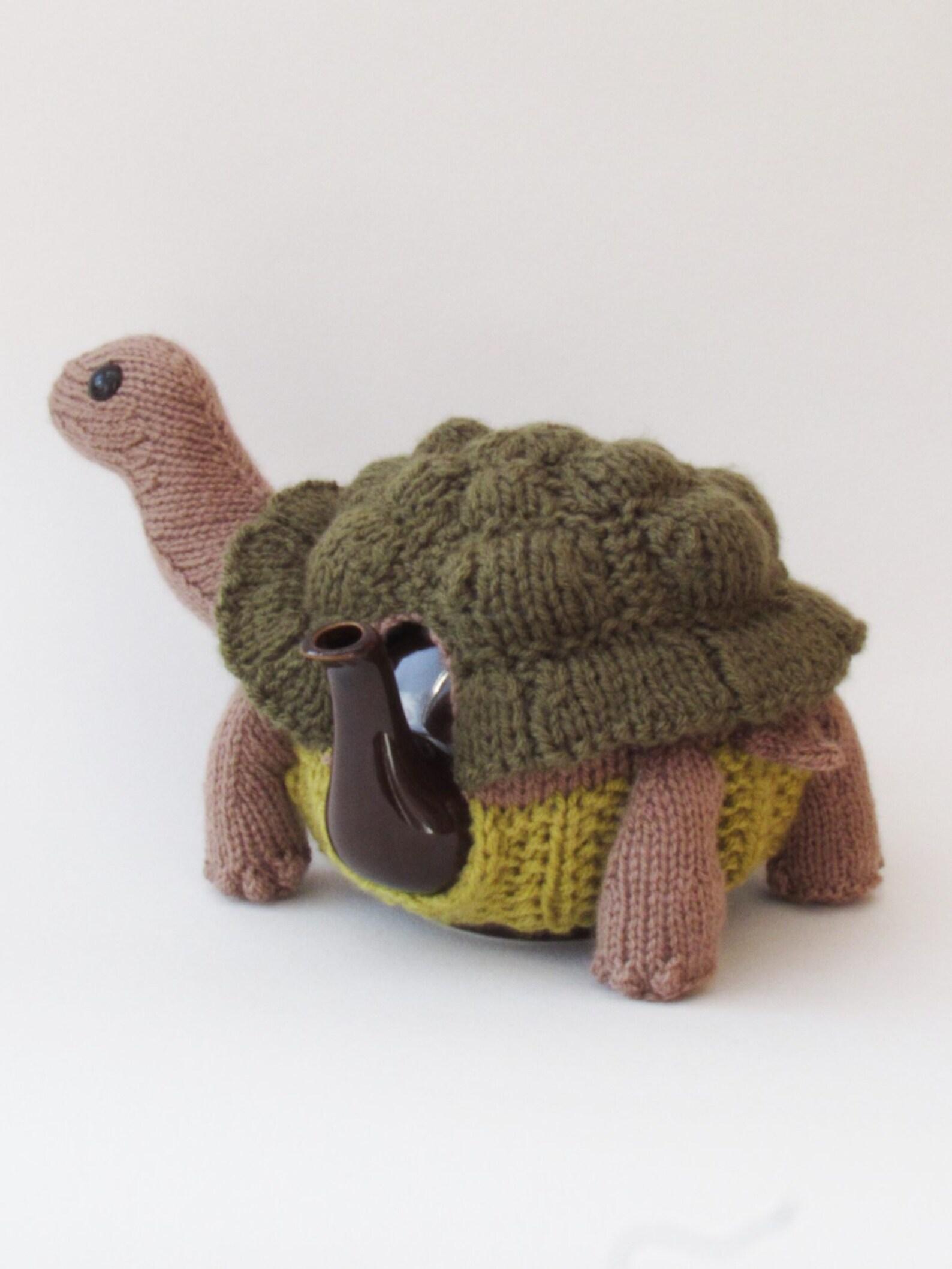 Teacosyfolk's Galapagos Giant Tortoise Tea Cosy Knitting Pattern to ...