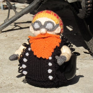 Biker Tea Cosy Knitting Pattern - Etsy