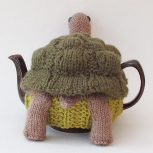 Teacosyfolk's Galapagos Giant Tortoise Tea Cosy Knitting Pattern to Knit Your Own Tortoise ...