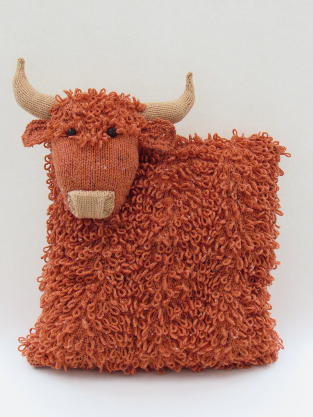 Heilan Coo & Shetland Sheep Cushion Knitting Patterns - Etsy