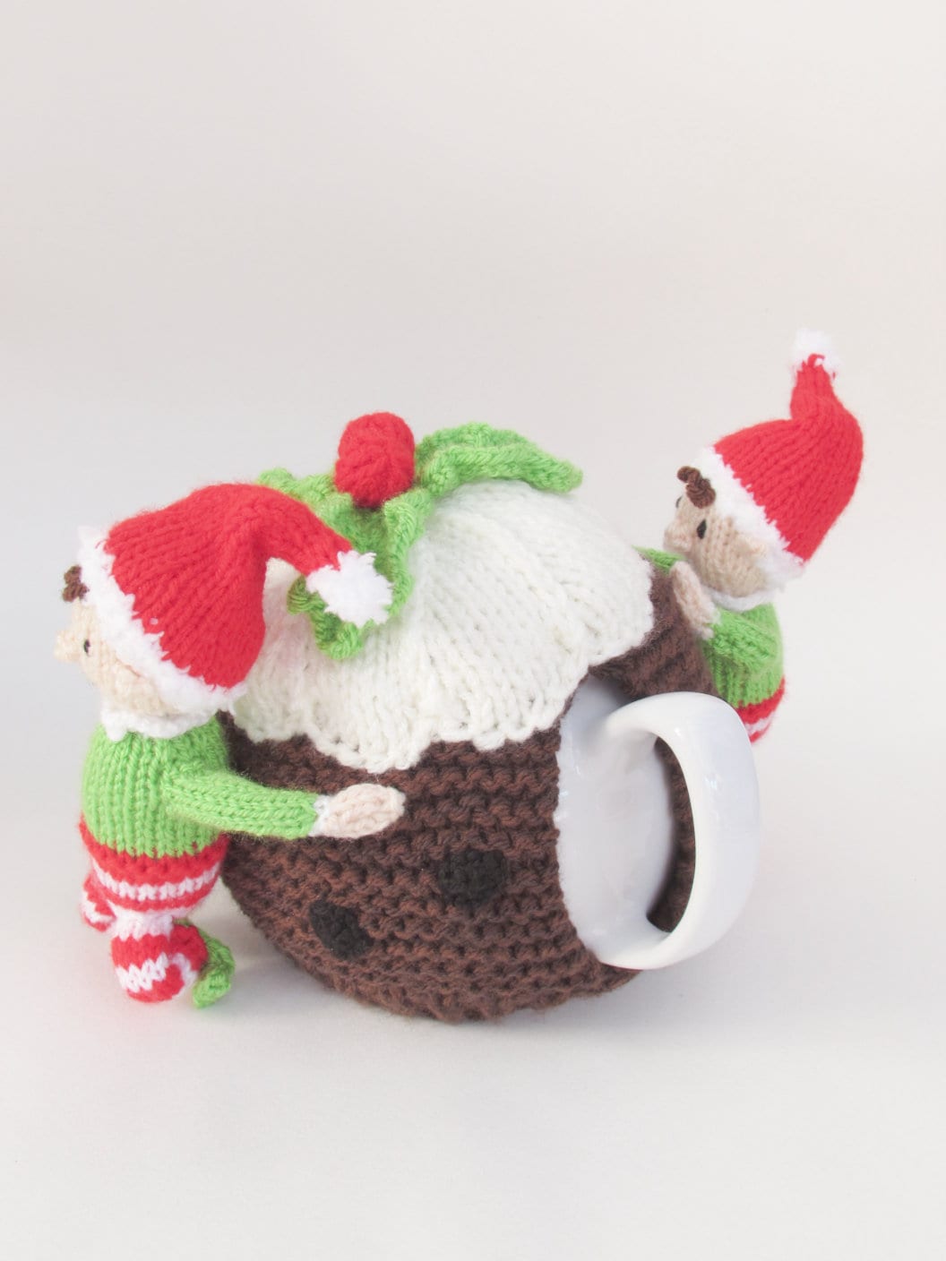 Elves and Christmas Pudding Tea Cosy - Etsy