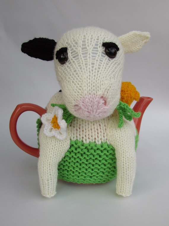 Friesian Cow Tea Cosy Knitting Pattern | Etsy