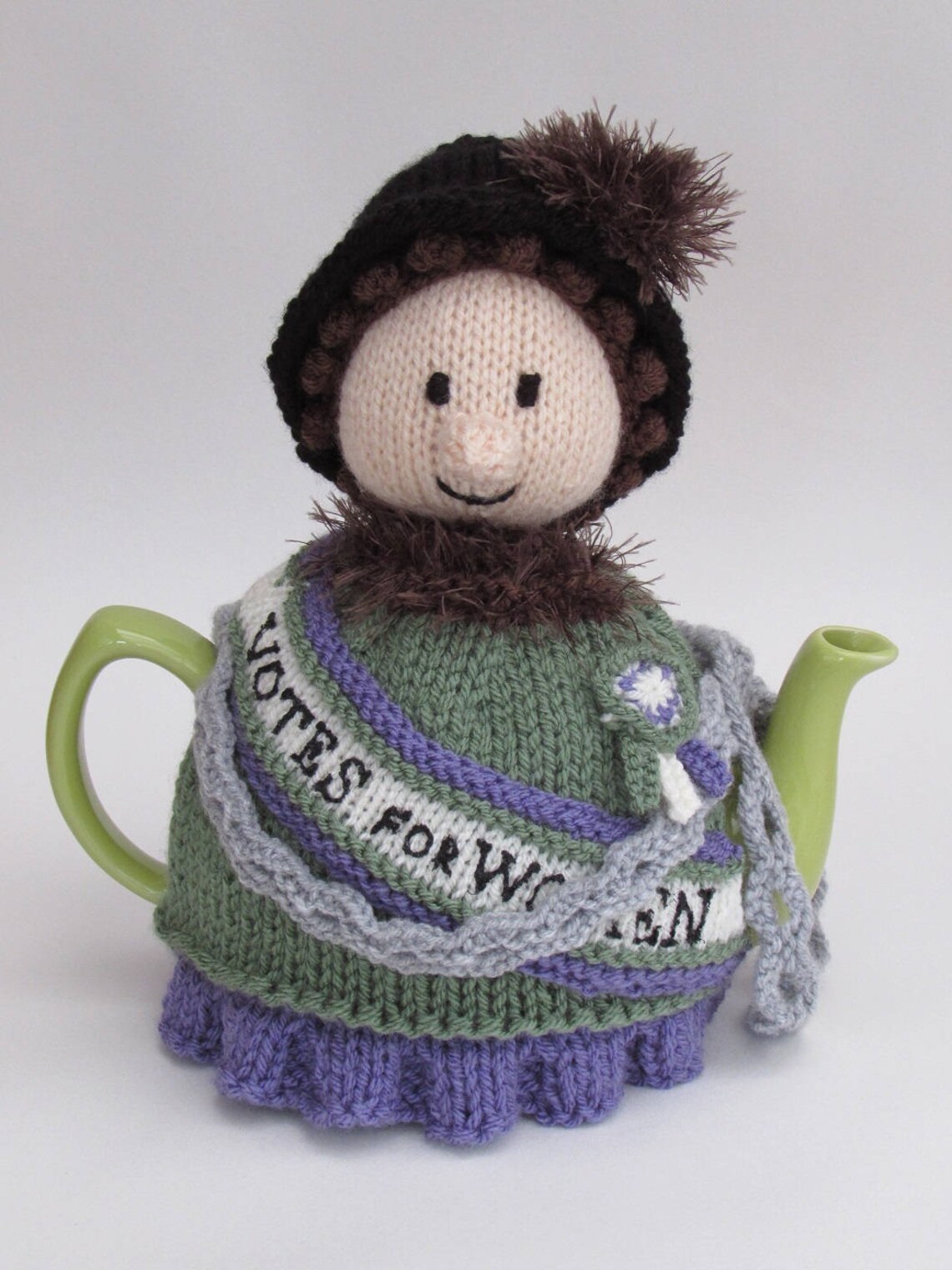 Suffragette Tea Cosy Knitting Pattern - Etsy
