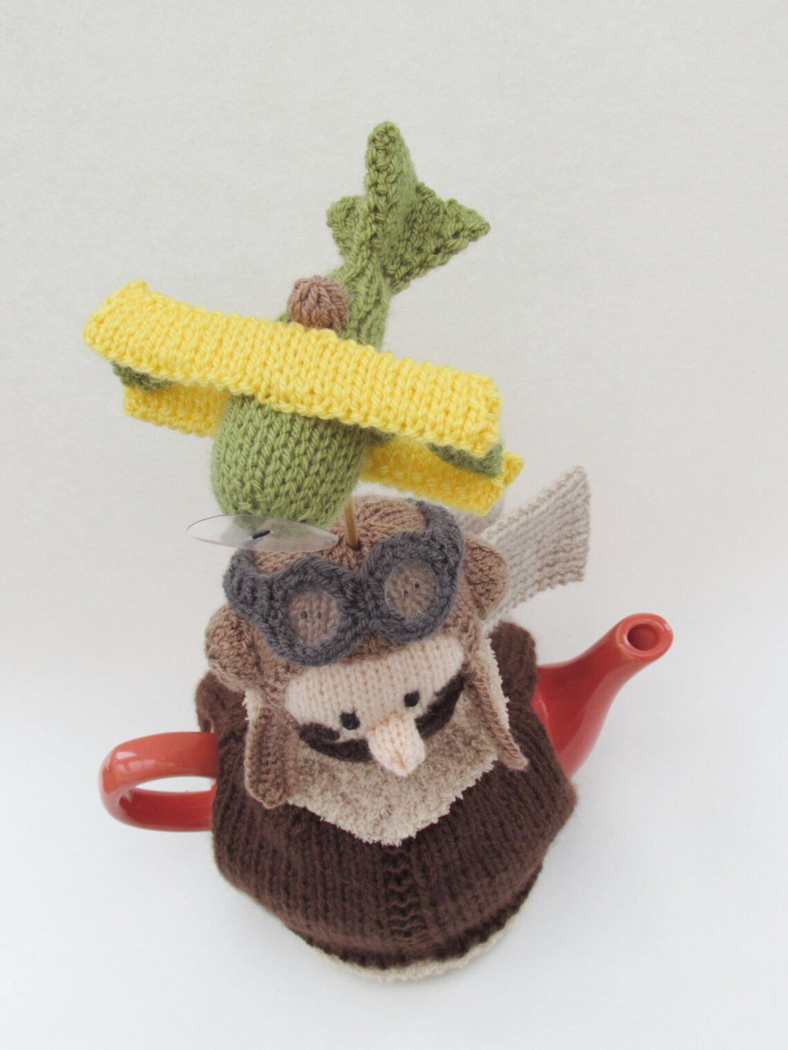 Vintage RAF Pilot Tea Cosy Knitting Pattern | Etsy