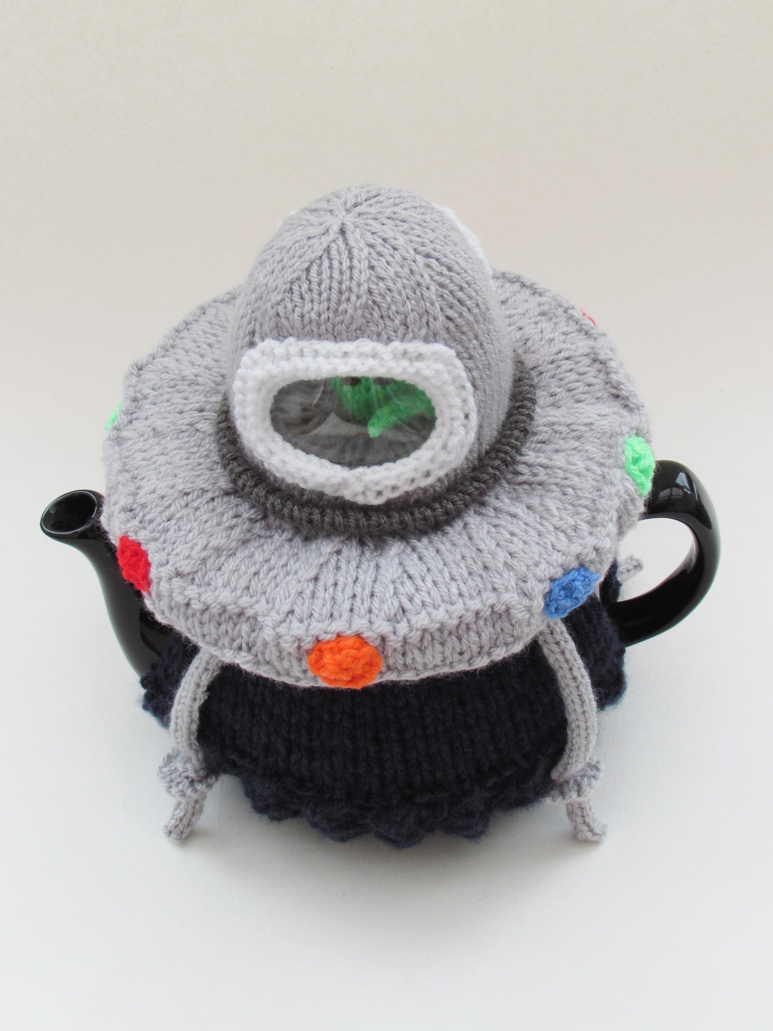 Alien Spaceship Tea Cosy Knitting Pattern - Etsy