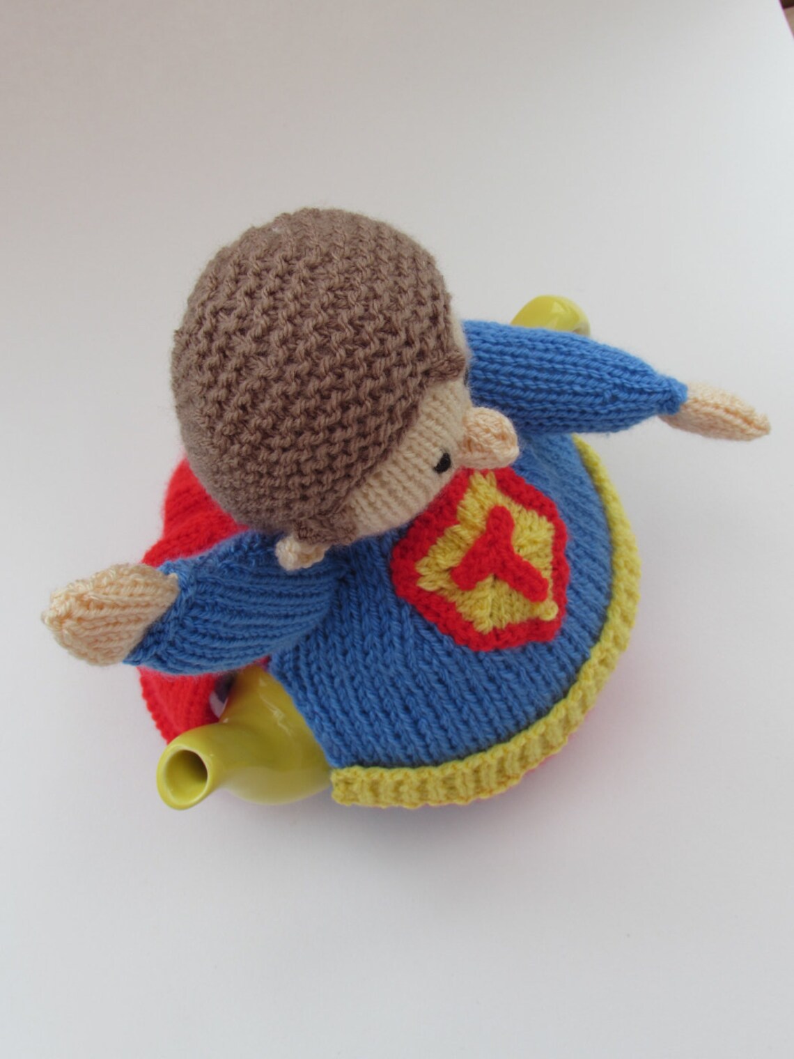 Superhero Tea Cosy Knitting Pattern - Etsy