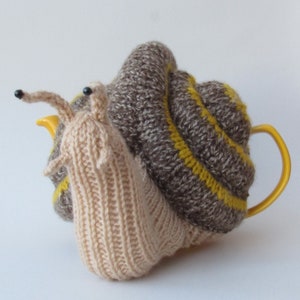 Garden Snail Tea Cosy Knitting Pattern to Knit a Giant Snail Teapot ...