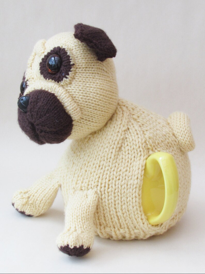 Pet Pug Tea Cosy Tea Cosy Knitting Pattern. Fabulous Knit You Own Dog ...