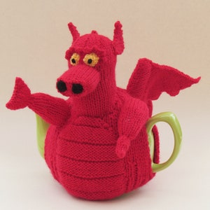 Welsh Dragon Tea Cosy Knitting Pattern - Etsy