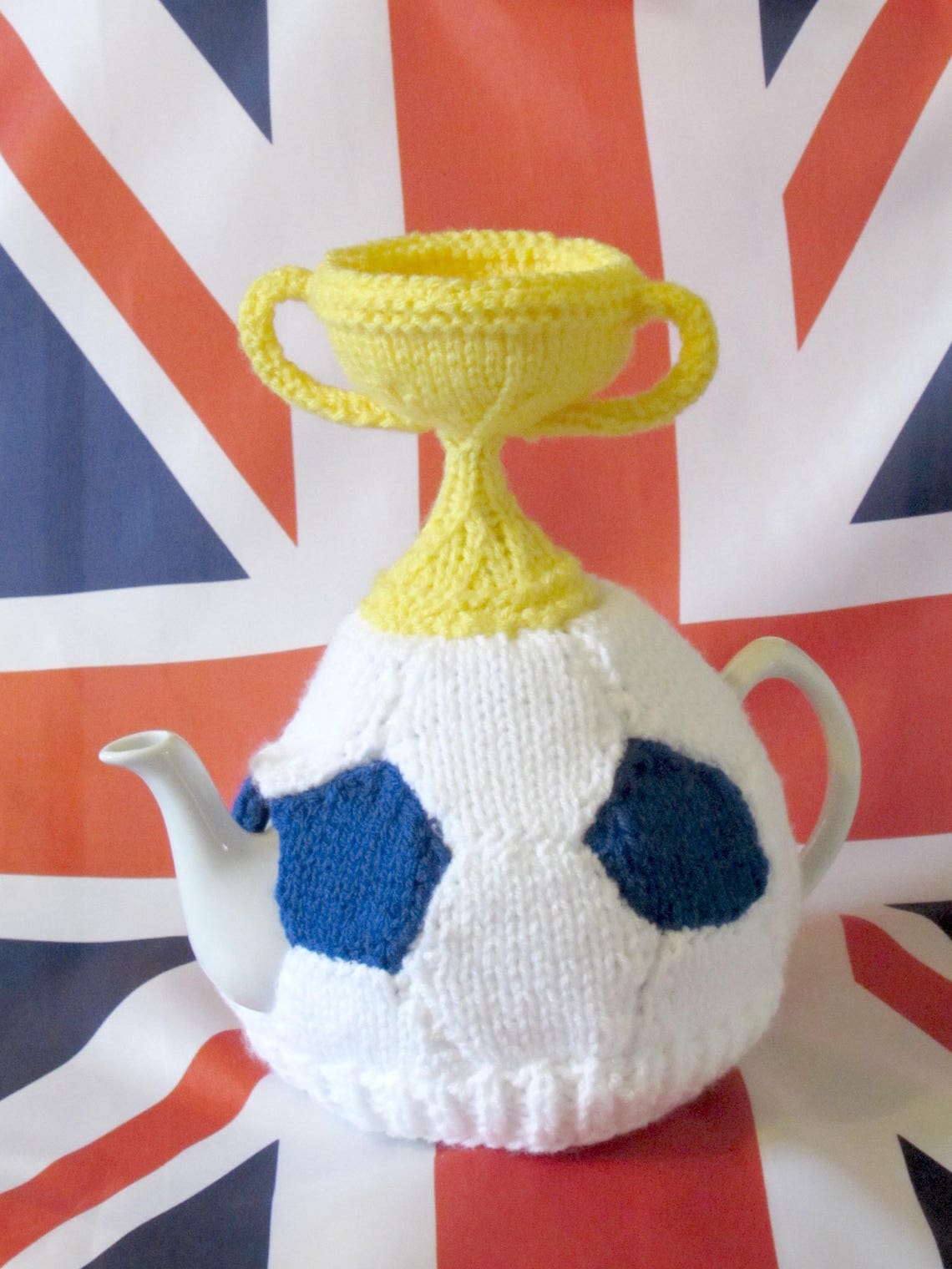 Football and World Cup Trophy Tea Cosy - Etsy