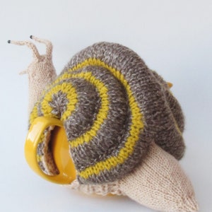 Garden Snail Tea Cosy Knitting Pattern to Knit a Giant Snail Teapot ...