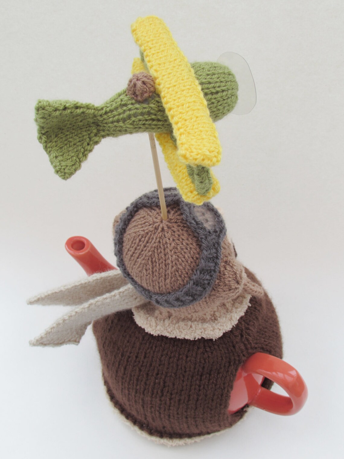 Vintage RAF Pilot Tea Cosy Knitting Pattern | Etsy