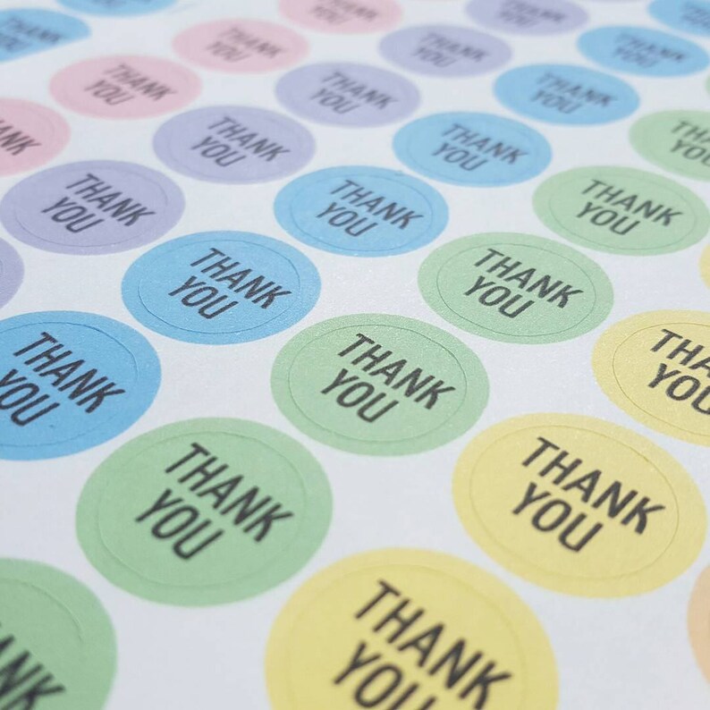 Small Circle Stickers Happy Post Stickers Happy Mail | Etsy
