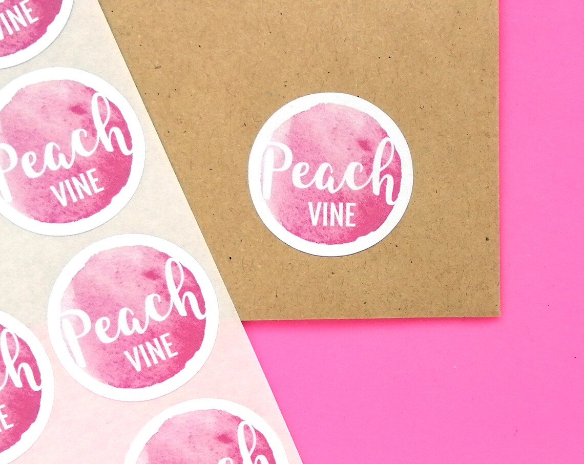 Circle Logo Stickers Round Logo Stickers Business Stickers - Etsy UK