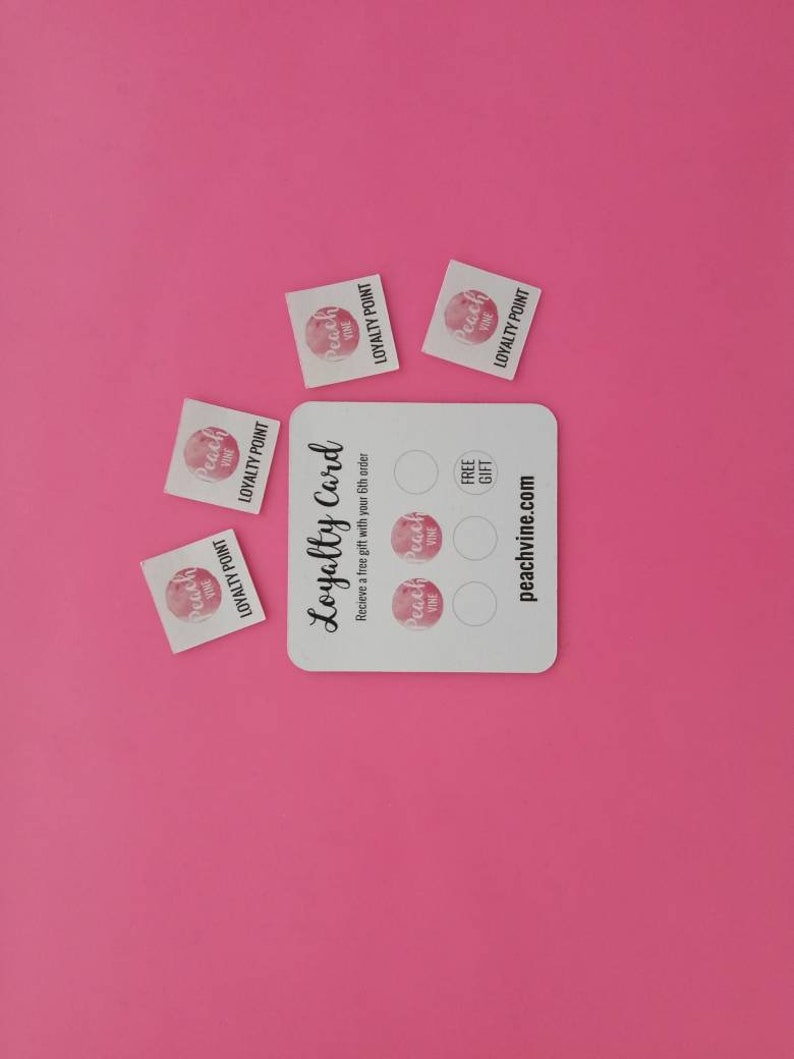 Loyalty Cards Business Loyalty Cards With Stickers Loyalty - Etsy