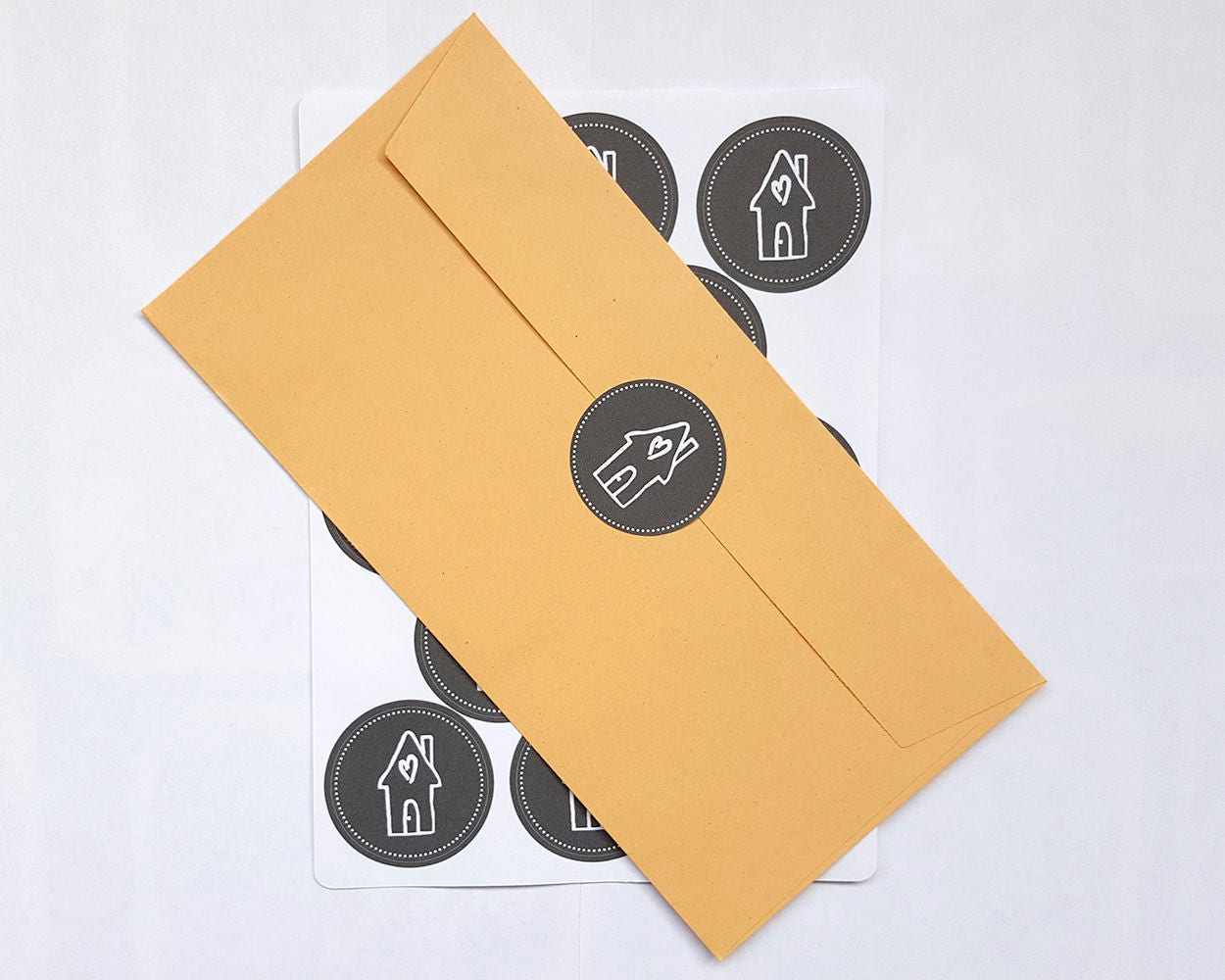 Circle Logo Stickers Round Logo Stickers Business Stickers - Etsy UK