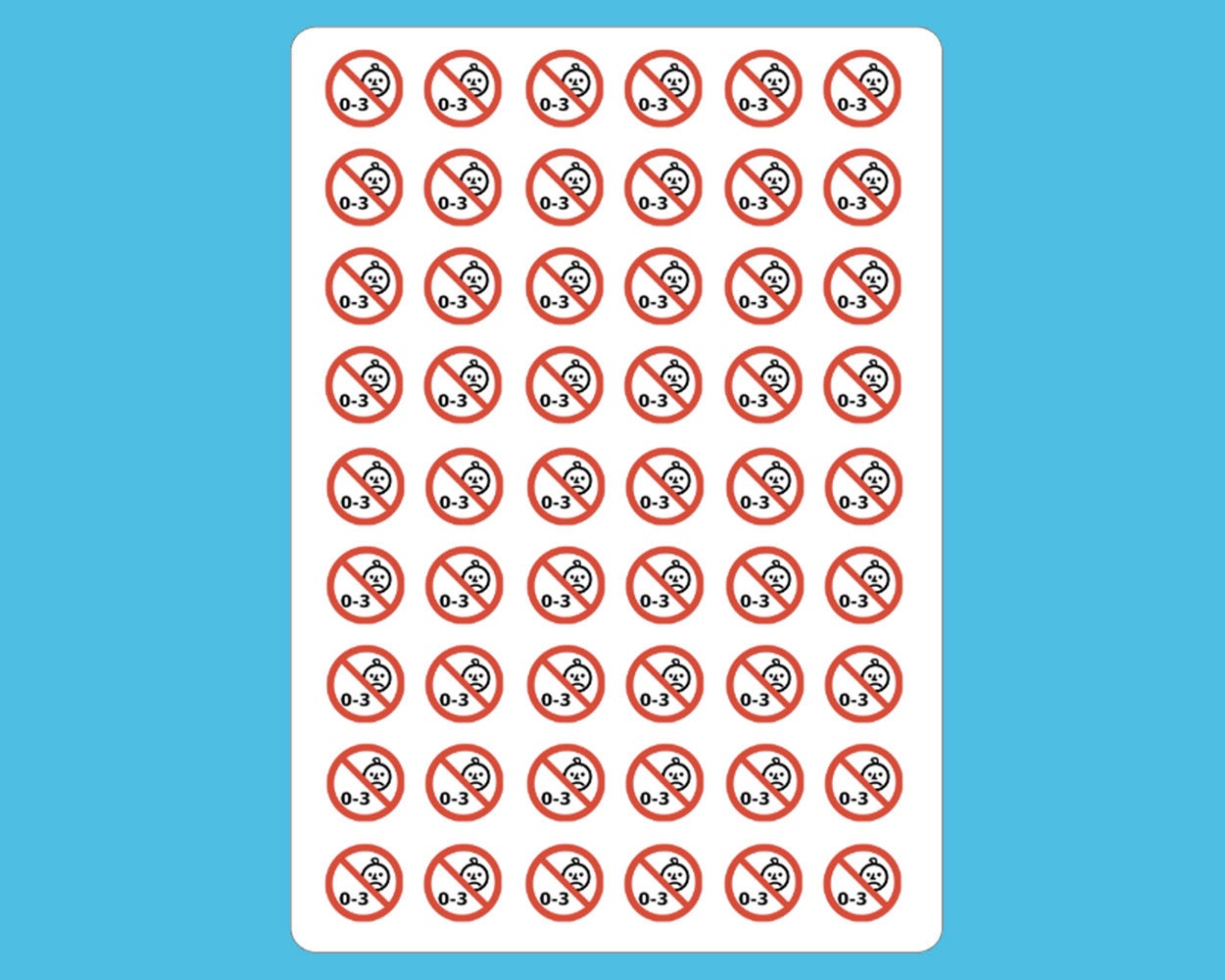 Toy Warning Labels - Not Suitable for Children Under Three Years ...