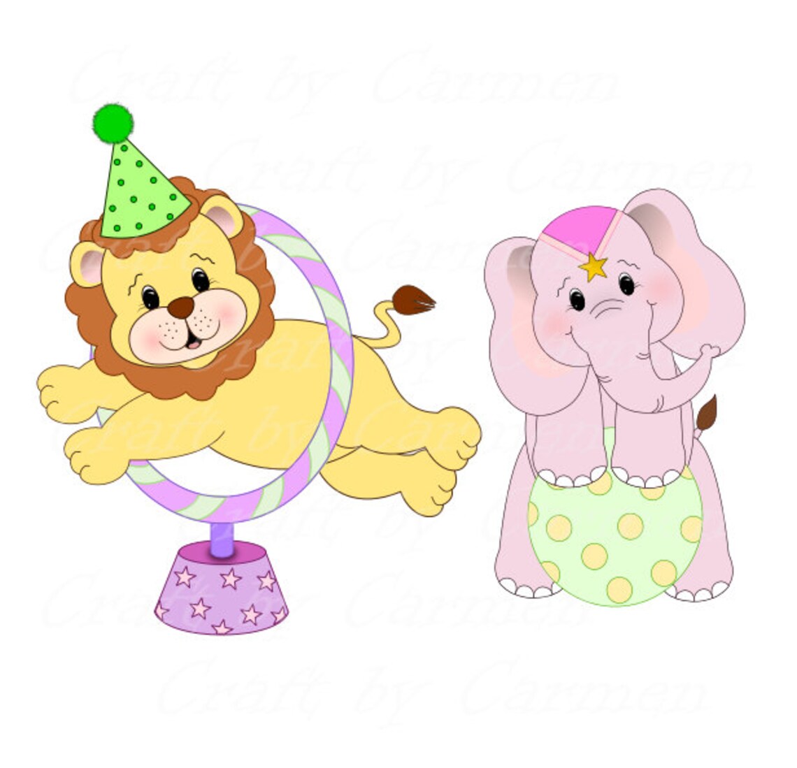 Circus Clip Art Carnival Clip Art Circus Personal & Small - Etsy