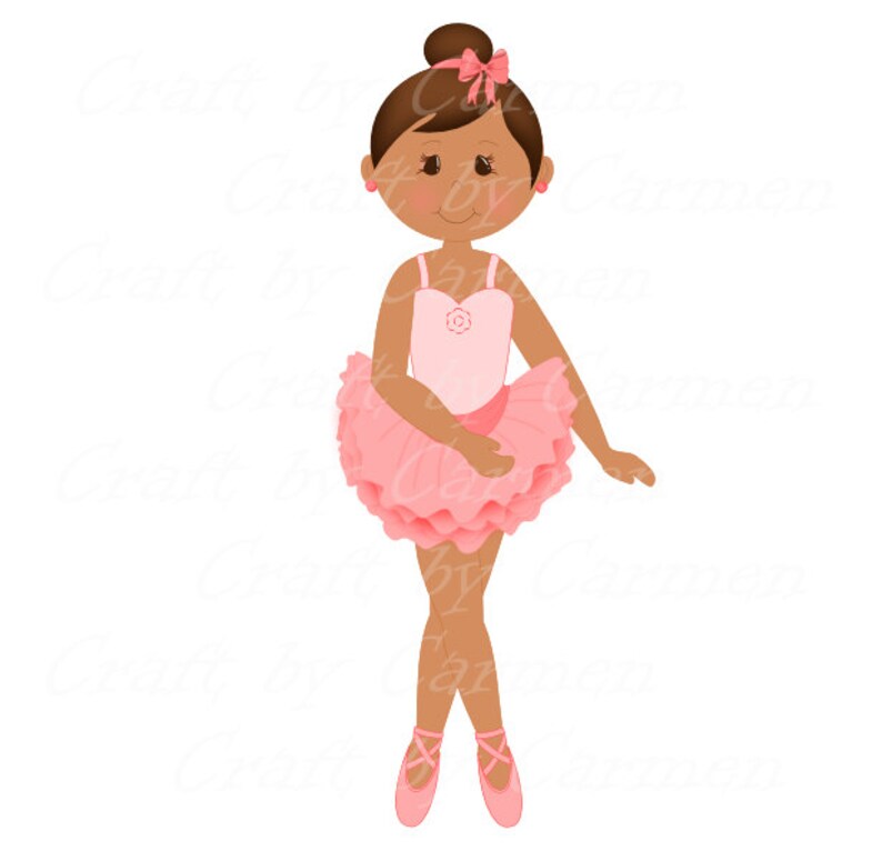 Ballerina Clip Art Dancer Ballet Digital Art Scrapbook | Etsy