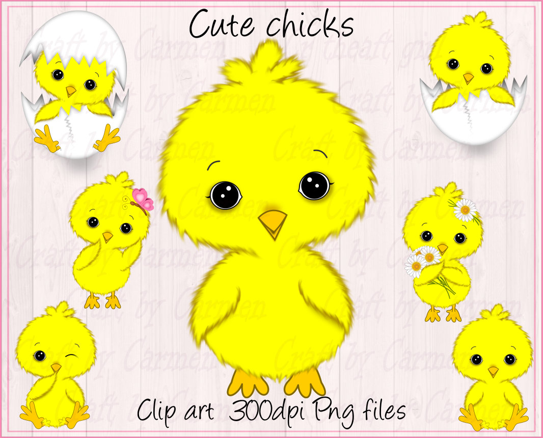 Cute Baby Chick Clip Art