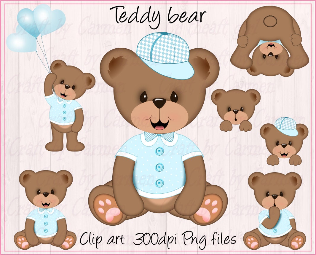Cute Baby Teddy Bear Clip Art