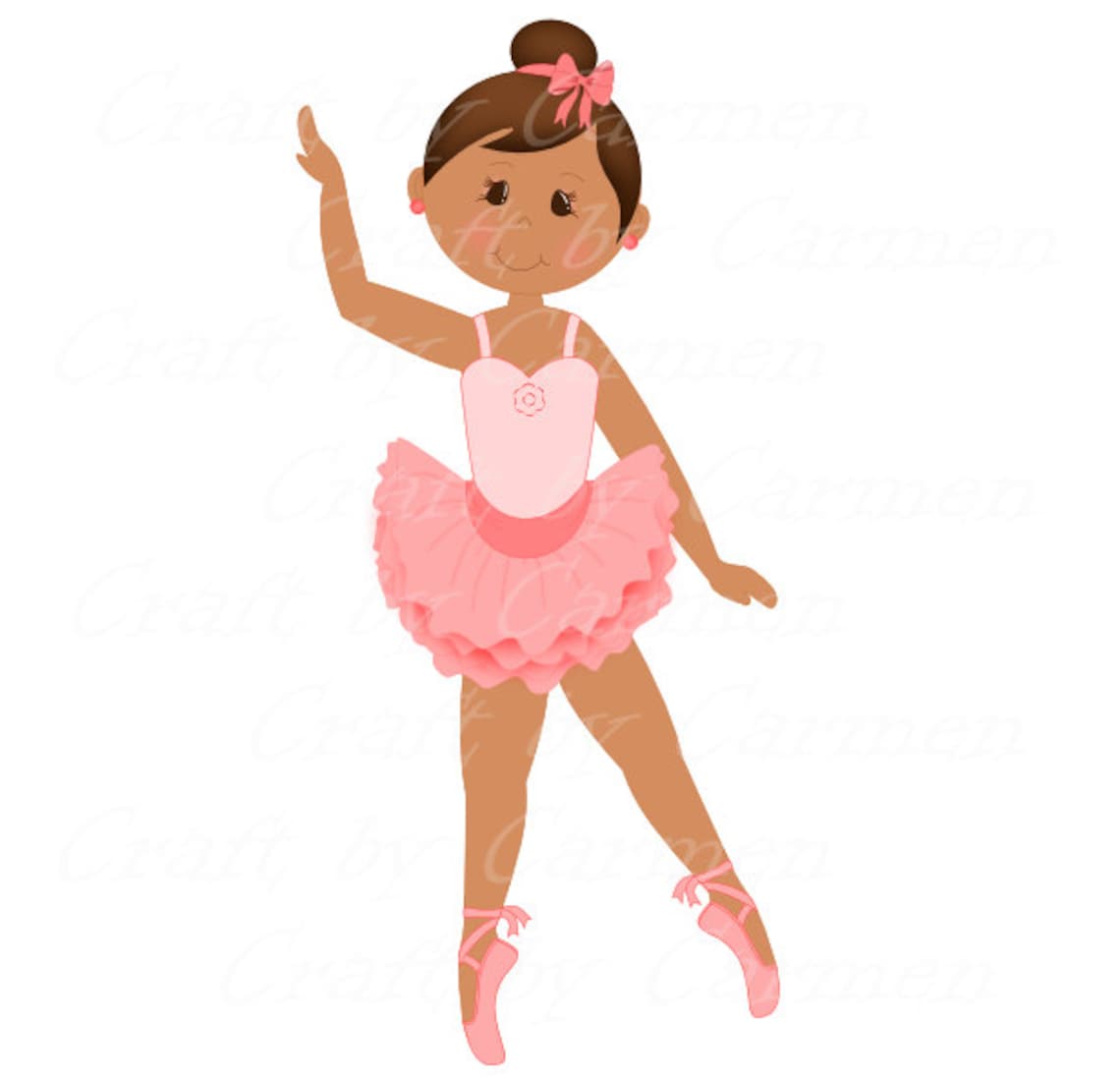 Ballerina Clip Art Dancer Ballet Digital Art Scrapbook | Etsy