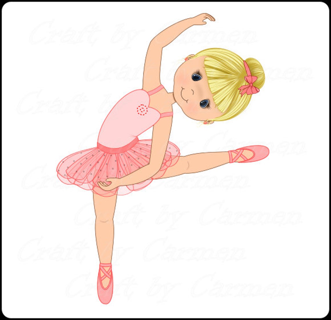 Ballerina Clip Art Dancer Ballet Digital Art Scrapbook | Etsy