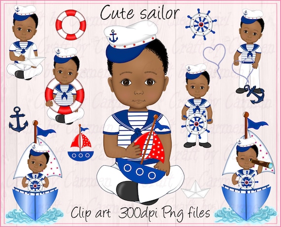 Nautical Boy Clip Art
