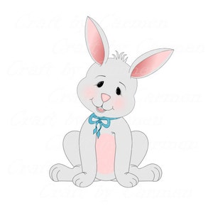 Bunny Clip Art Clipartcute Bunniesscrapbookdigital - Etsy Australia