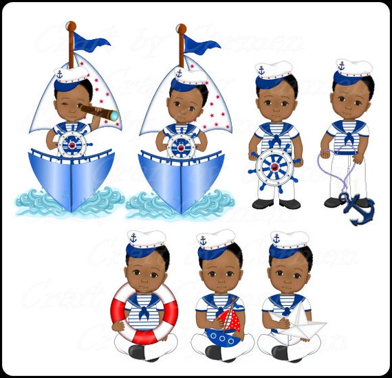 Nautical Boy Clip Art