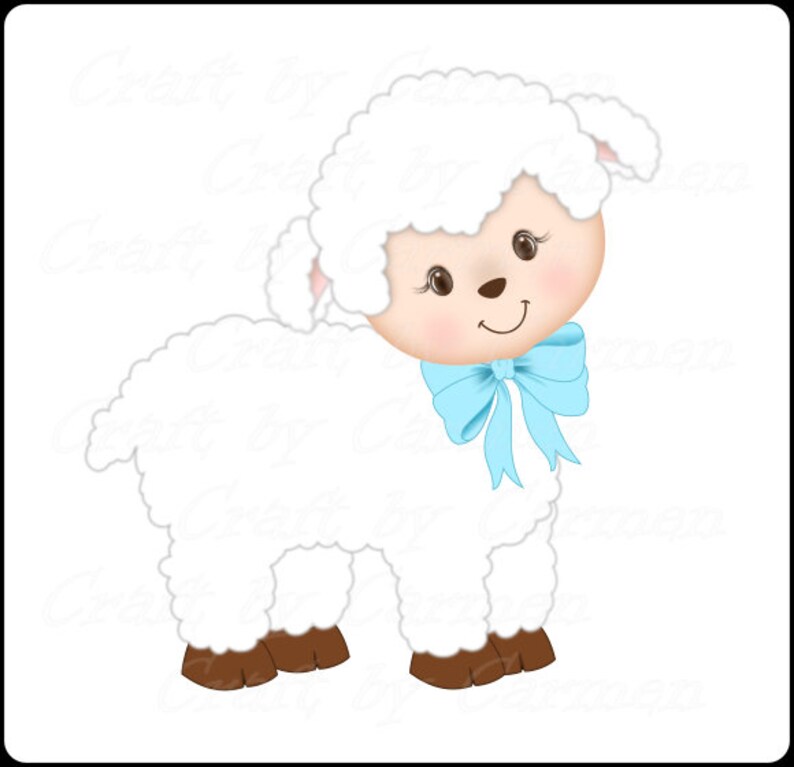 Little Lamb Clip Art Sheep Clipart Lamb Clipart Cute - Etsy
