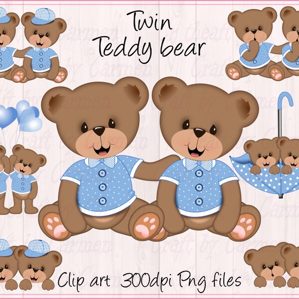 Teddy Bear Clip Art - Etsy