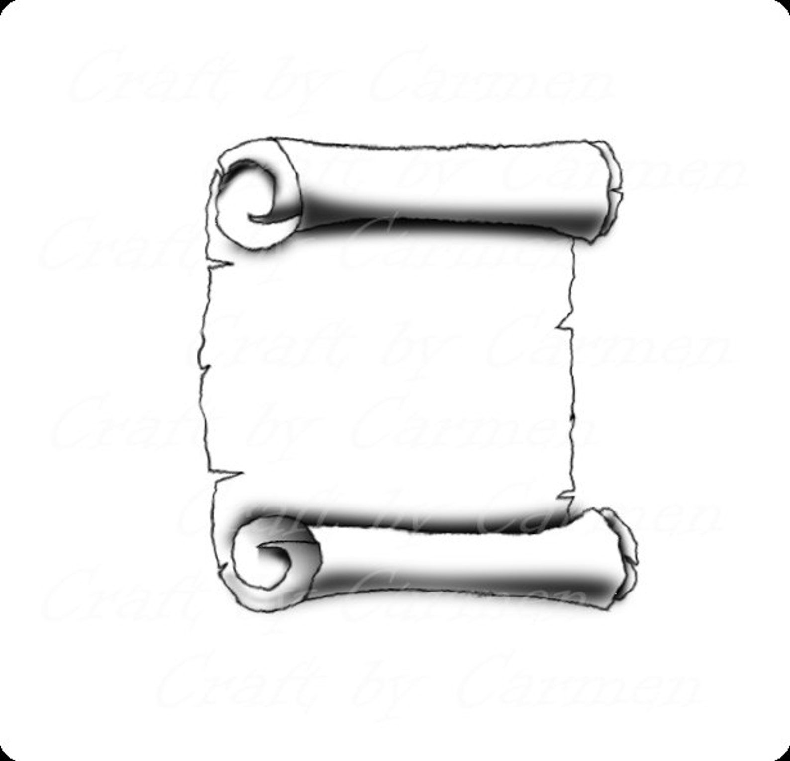 Scrolls Clip Artbanners Cute Scrollsdigital Scrolls - Etsy