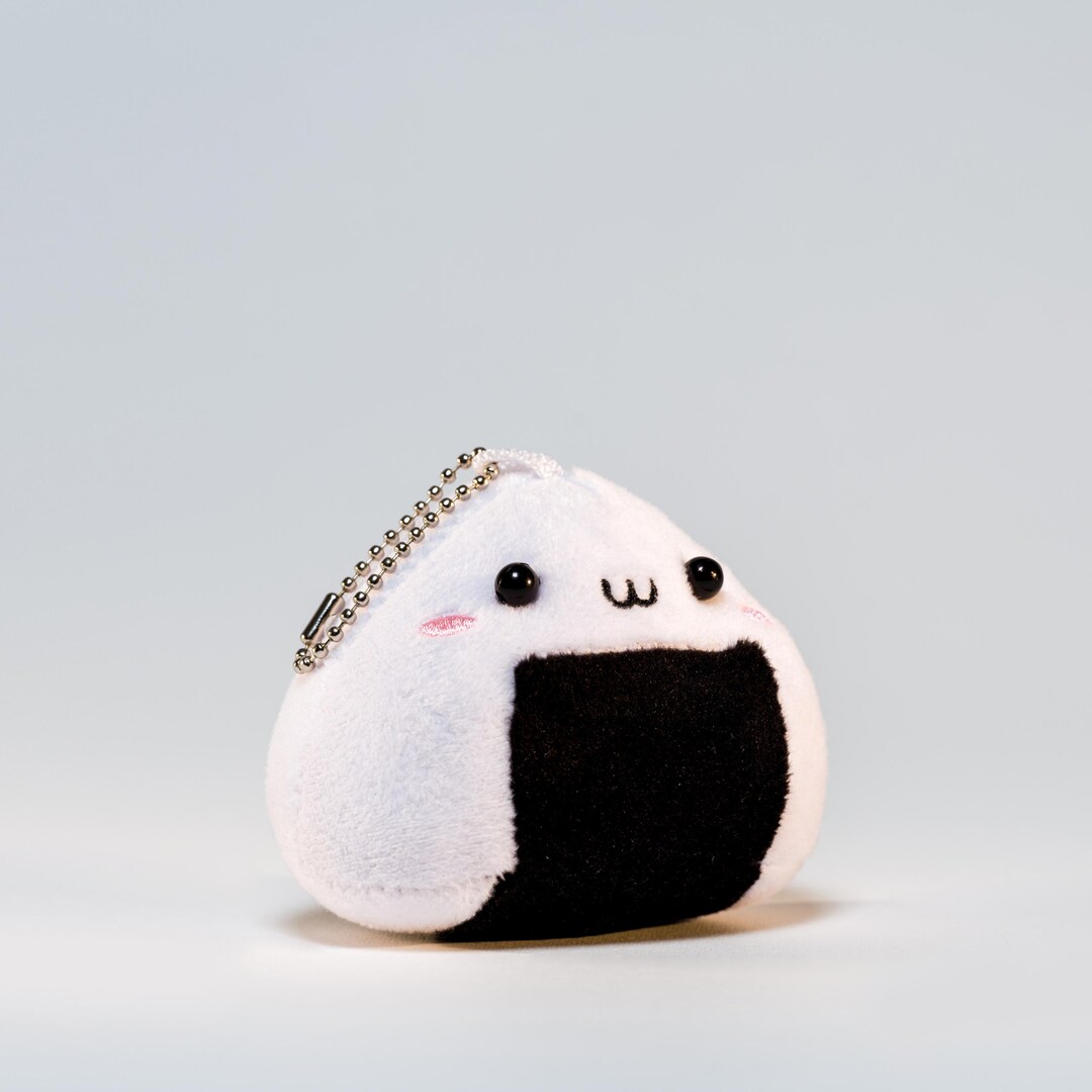 Onigiri Plushie Keychain - Etsy