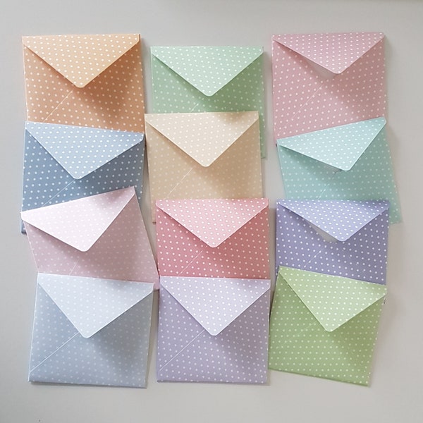 Polka Dot Envelopes - Etsy
