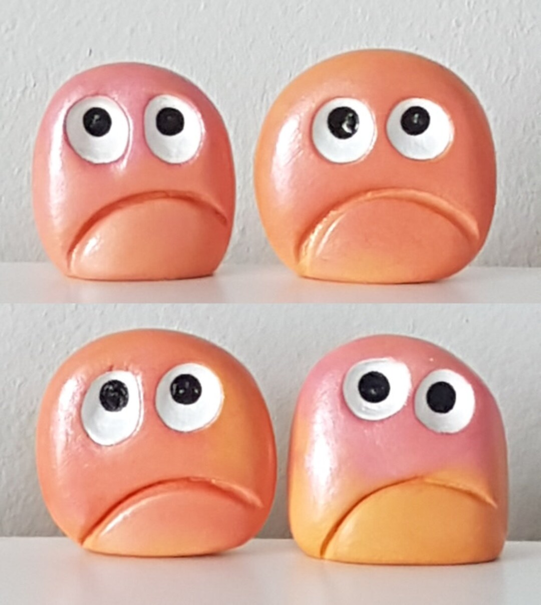 Worry Wart Figurine: Whimsical Clay Desk Buddy - Etsy