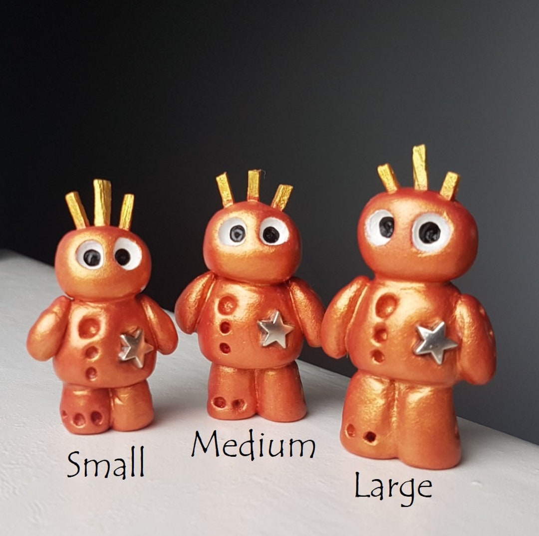 Buddy Robot Whimsical Cute Robot With a Silver Star Rose - Etsy