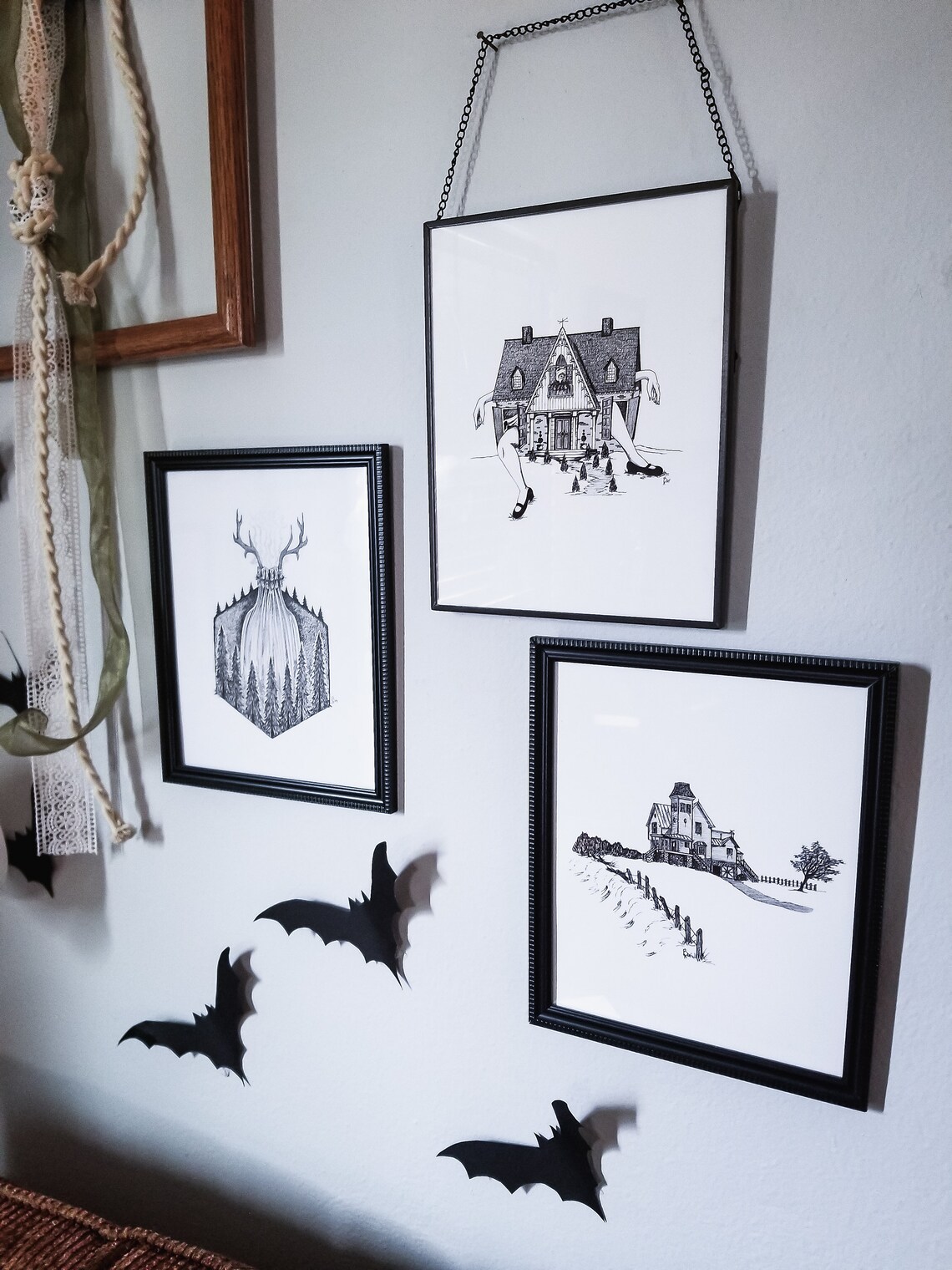 Alice in Wonderland White Rabbit's House Wall Art Print | Etsy