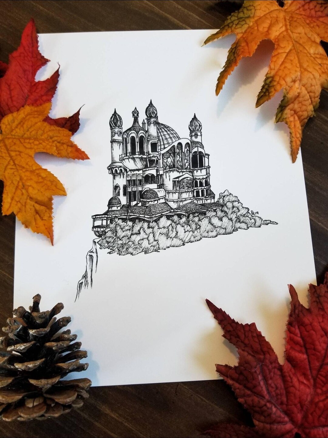Whipstaff Manor Poster Print | Casper the Friendly Ghost Decor | Gothic ...